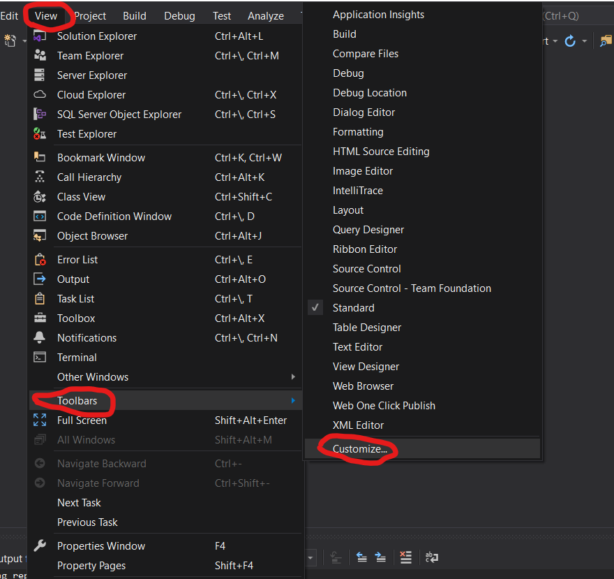 Add Git Bash To Visual Studio Top Bar Fur Tam s M rk